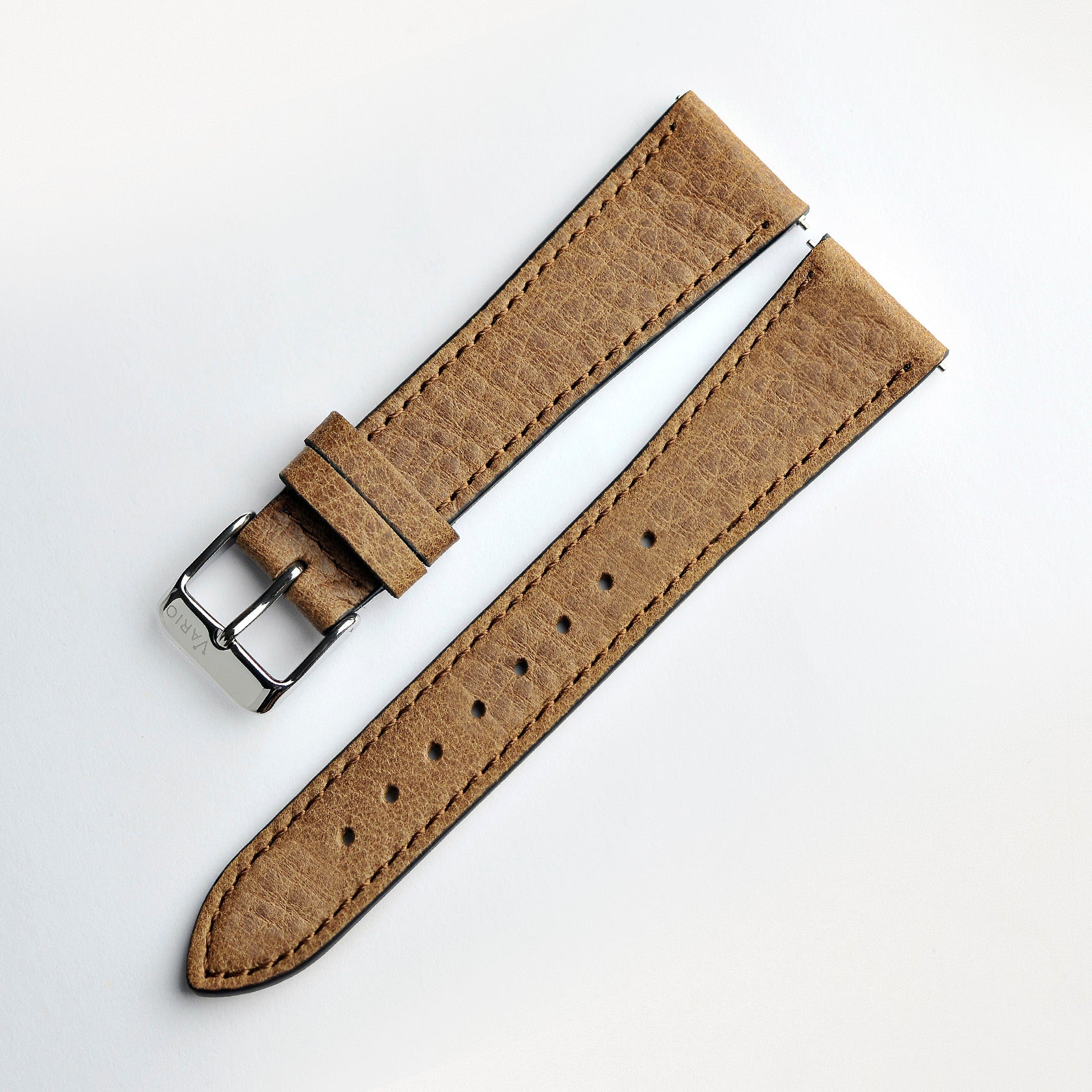 Vintage Natural Grain German Leather Watch Strap | Vario