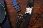 Vario VERSA Reversible Dual Time Silver-Black Watch