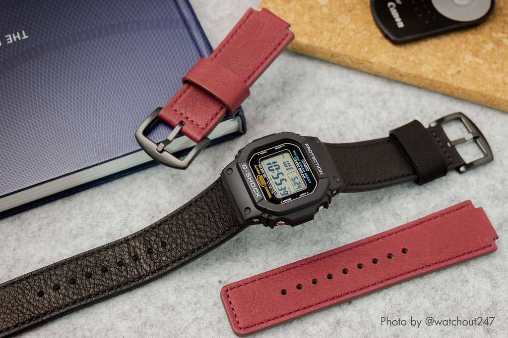 Performance Leather G-Shock Replacement Watch Strap