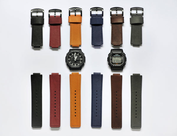 Performance Leather G-Shock Replacement Watch Strap
