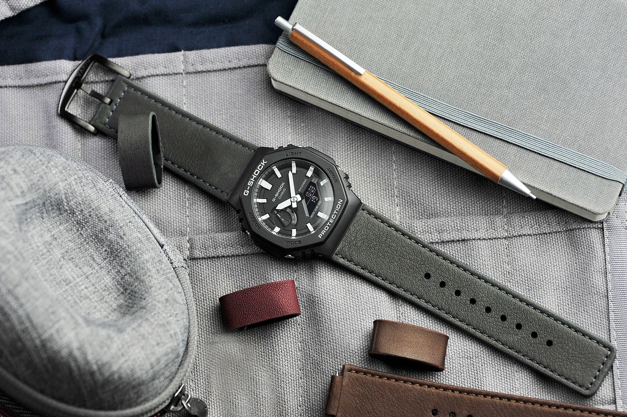 Performance Leather G-Shock Replacement Watch Strap