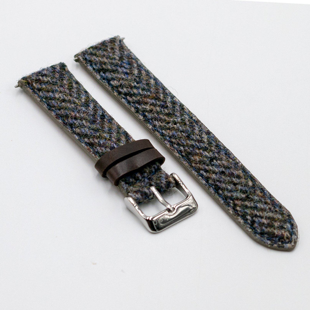 Harris Tweed Ash Grey Watch Strap | Harris Tweed Watch Bands