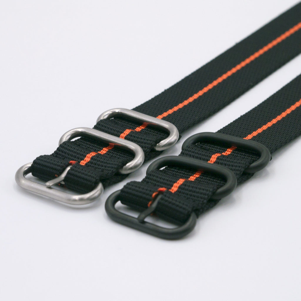 Ballistic Nylon Fire Divider Watch Strap with G-Shock Compatible Adapt