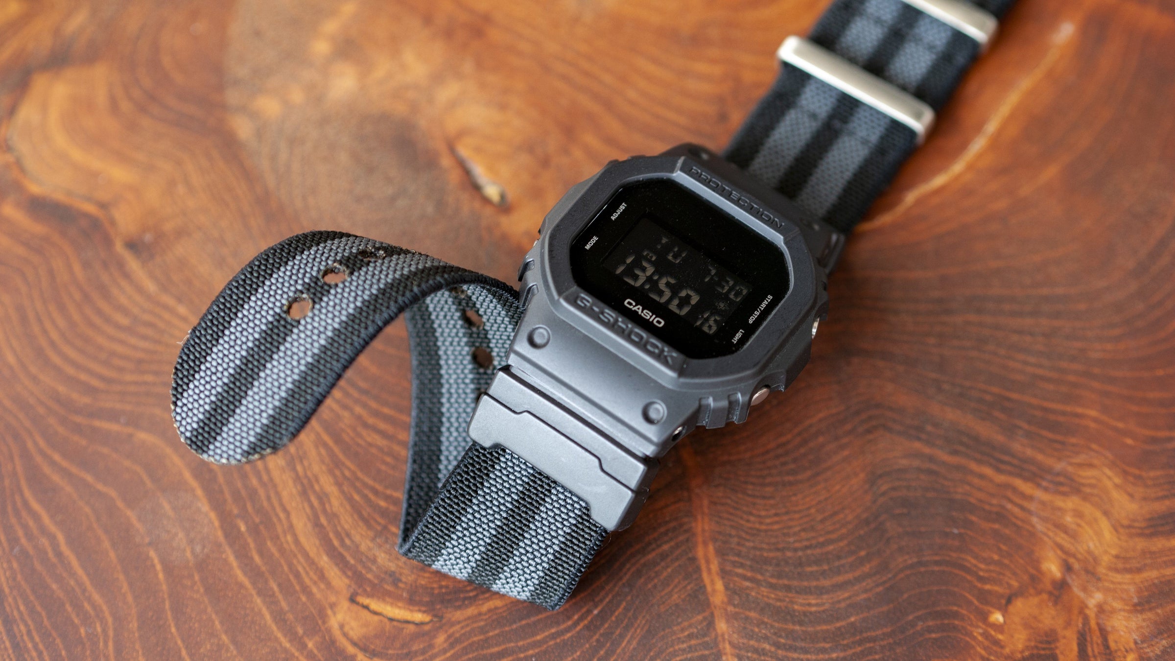 G-Shock Strap Replacement | Nylon Mono Stripe G-Shock Watch Strap