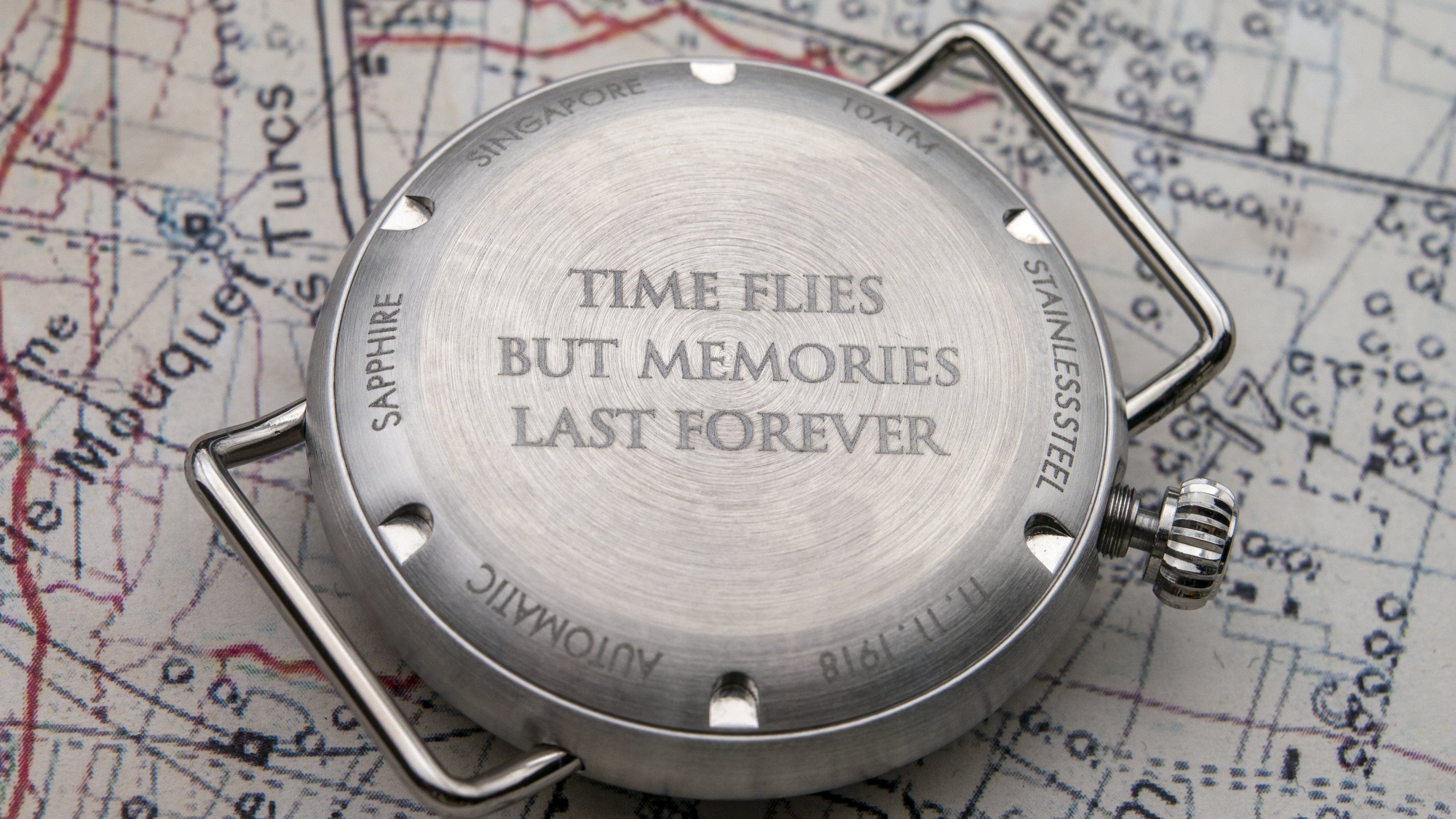 Vario 1918 Trench/Medic Watch Caseback with Custom Engraving