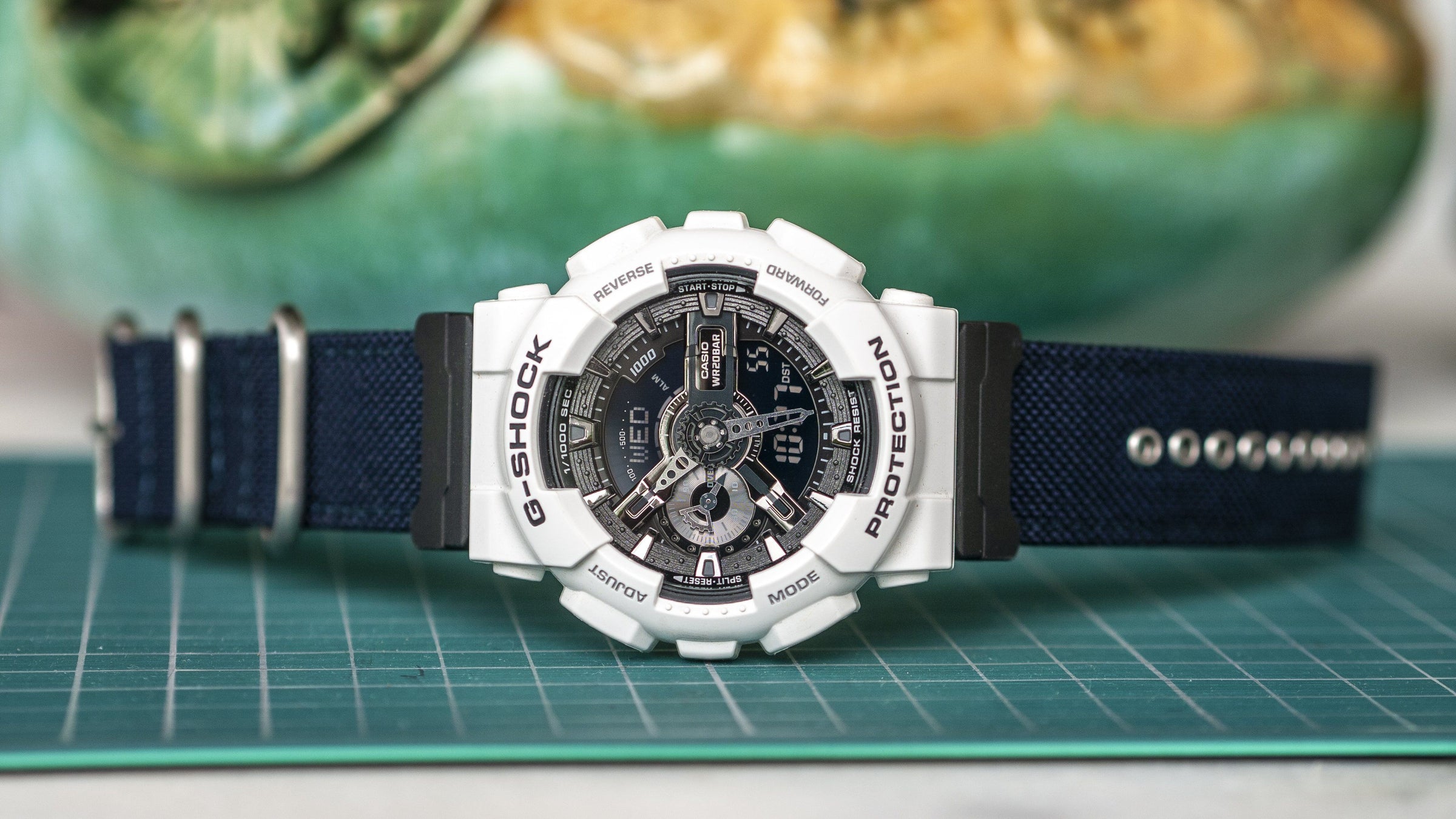 Buy G-Shock Straps Online | Navy Blue G-Shock Watch Strap | Vario