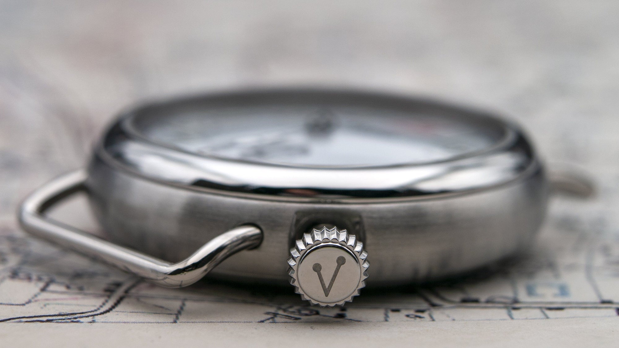 Vario 1918 Medic White Dial with Orange Lume