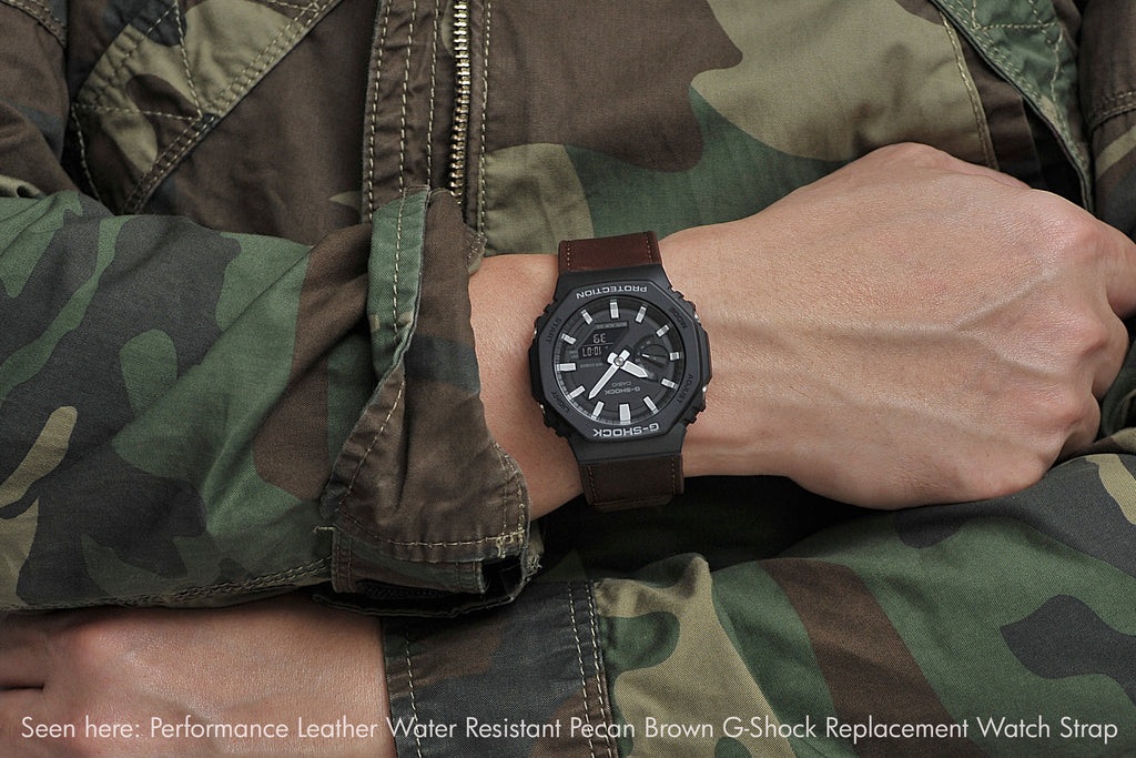 Performance Leather G-Shock Replacement Watch Strap