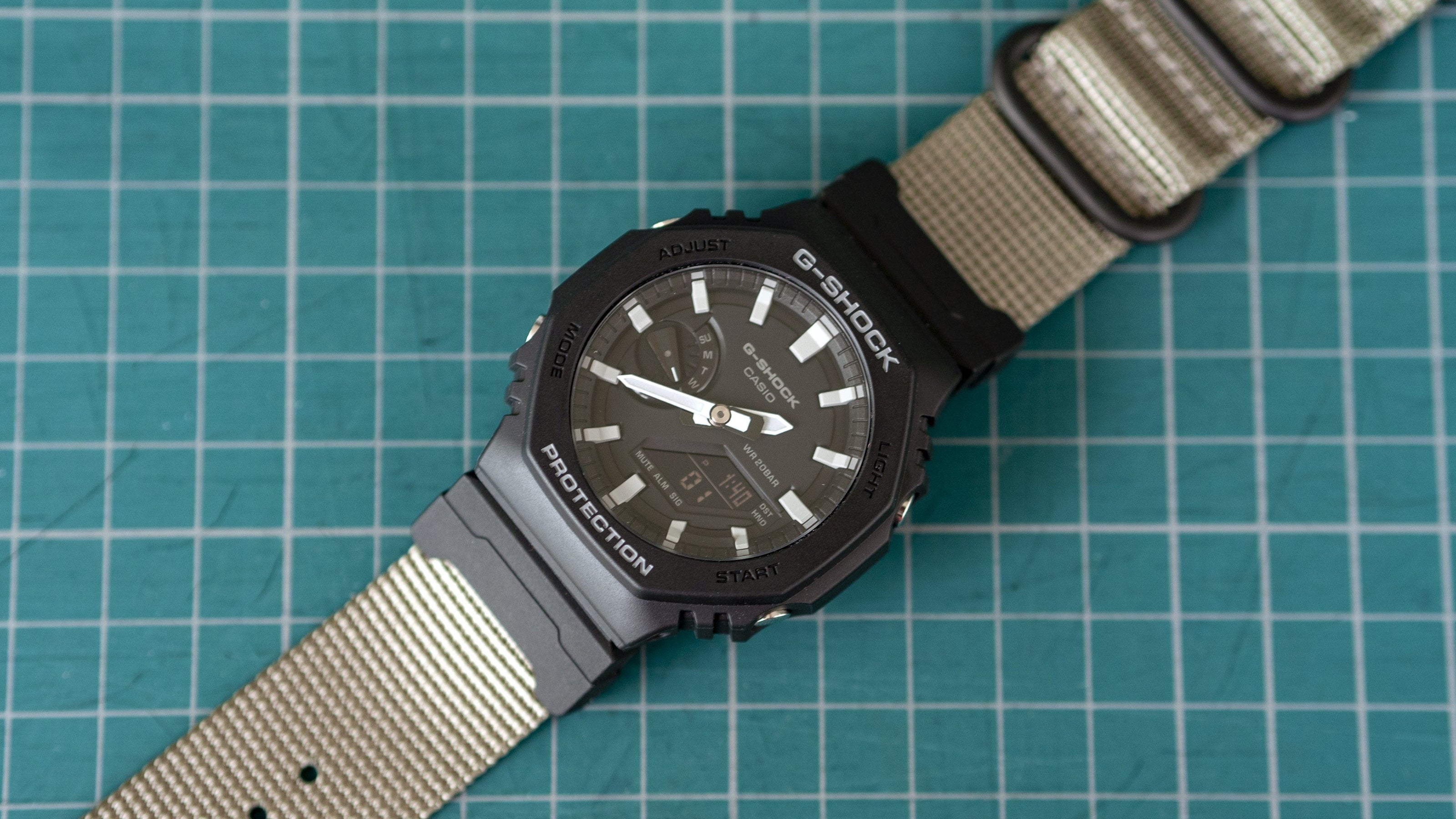G-Shock Strap | Grey G-Shock Watch Strap | Vario