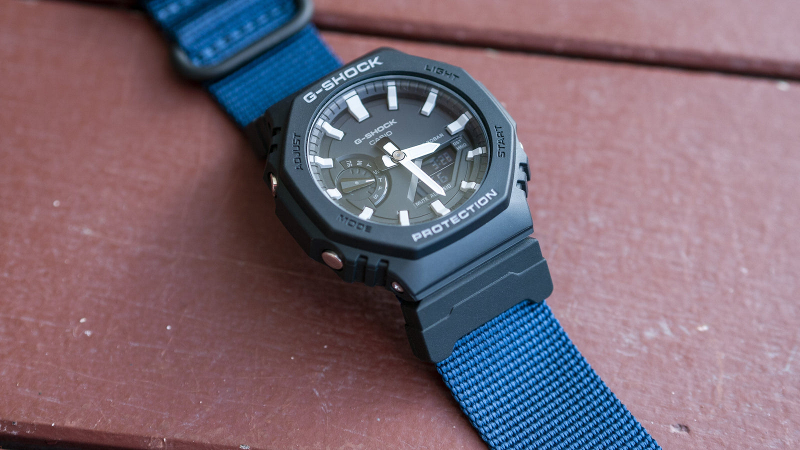 Ballistic Nylon Navy Blue Watch Strap with Casio® G-Shock Compatible A