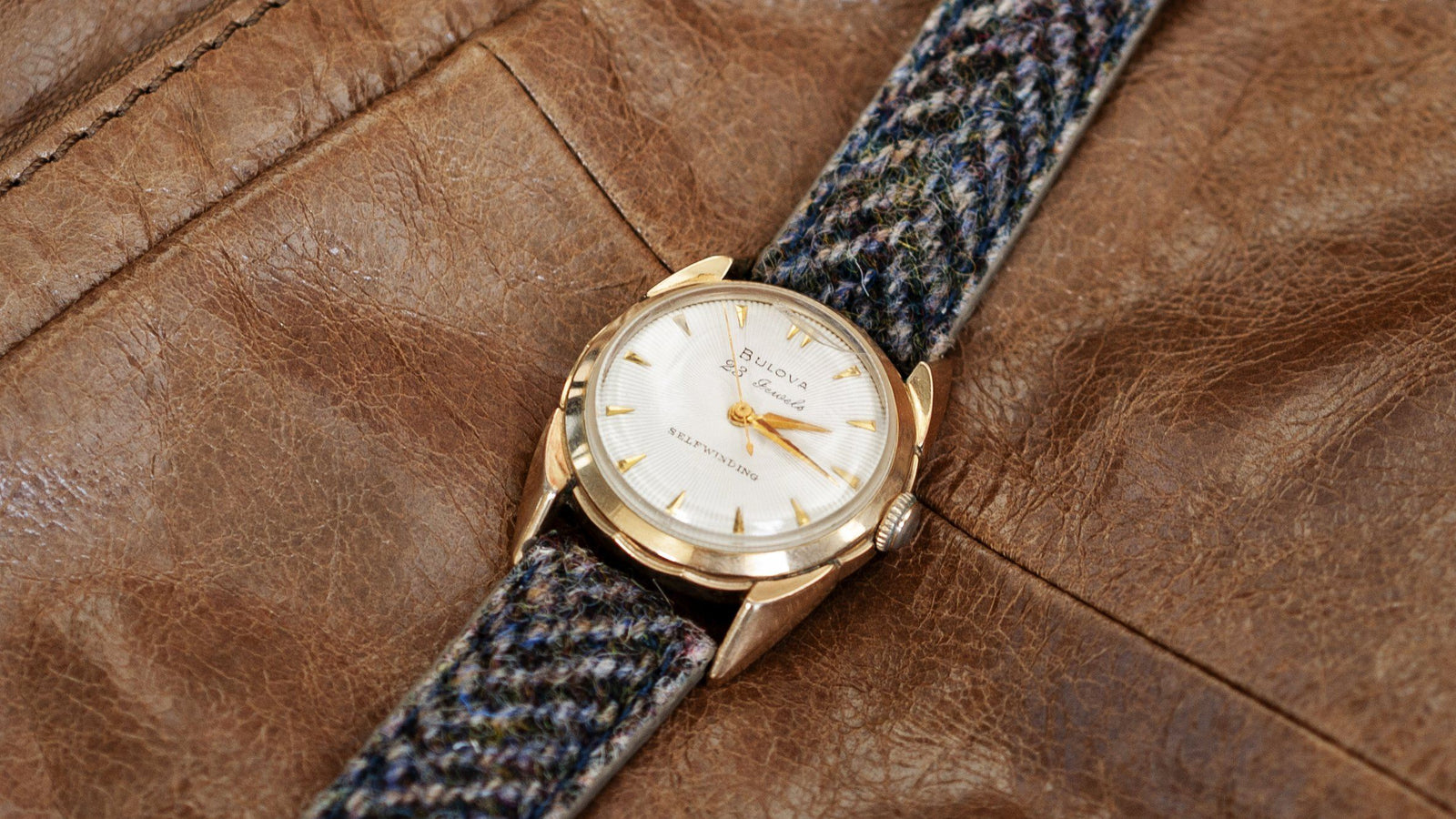 Harris Tweed Ash Grey Watch Strap | Harris Tweed Watch Bands