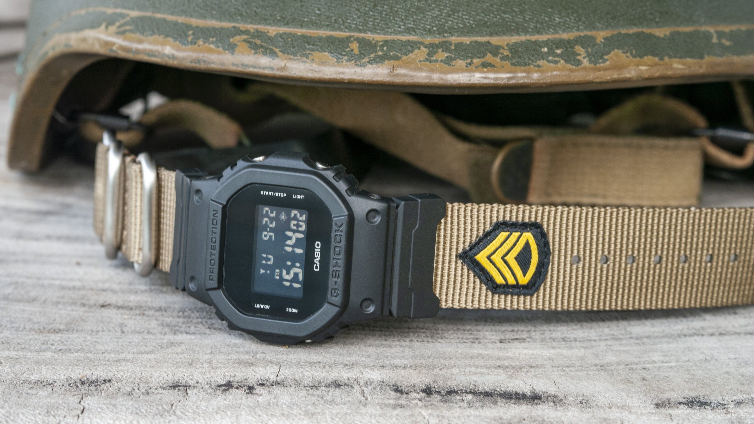 Luxury G Shock Straps | Kahki Brown G-Shock Watch Strap | Vario