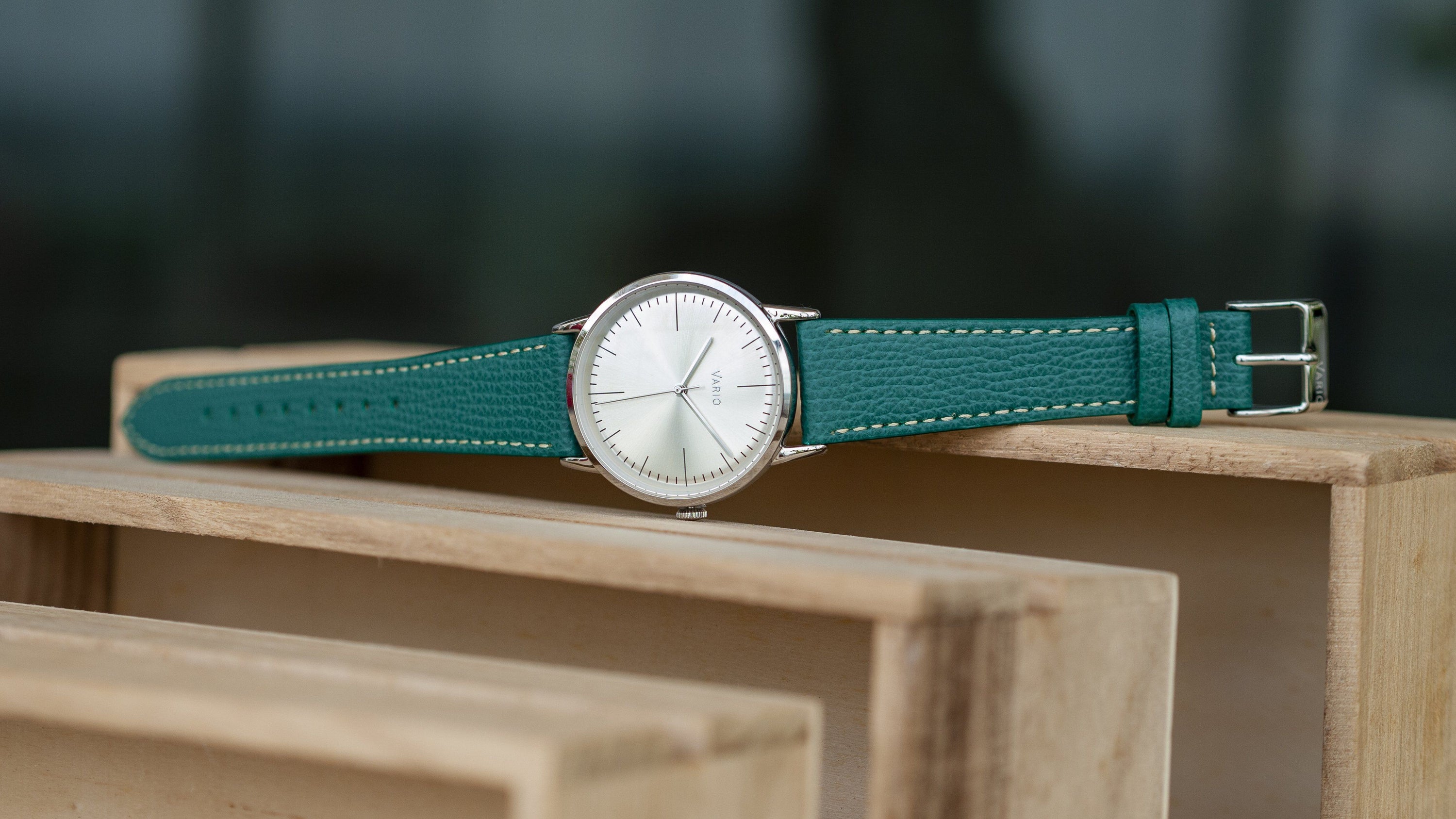 Vintage Italian Leather Watch Strap | Forest Green | Vario
