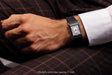 Vario VERSA Reversible Dual Time Silver-Black Watch